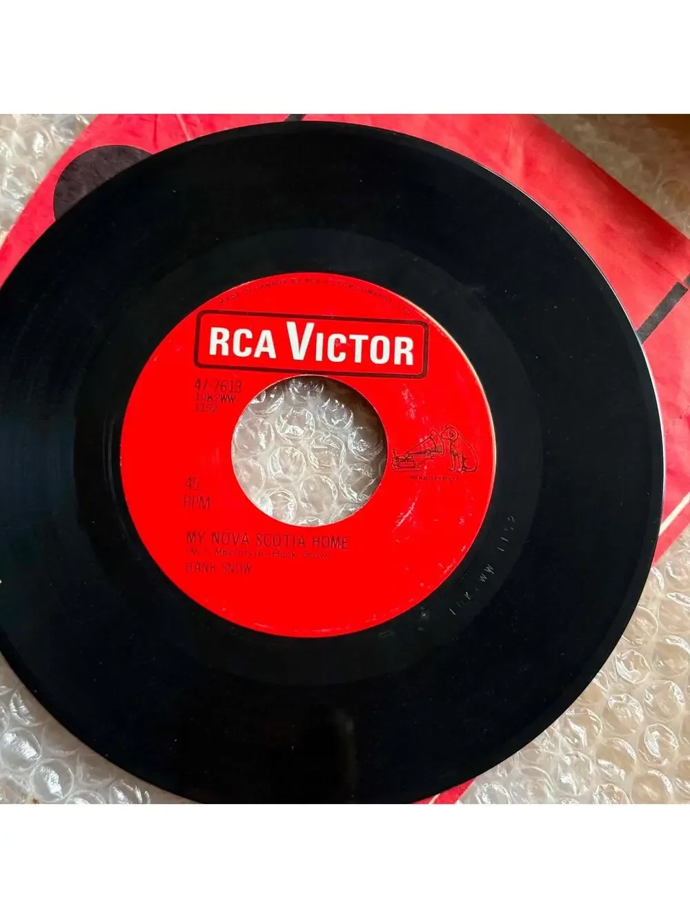 Media | Hank Snow My Nova Scotia Homethe Tramps Story 45rpm Vg R87 ...